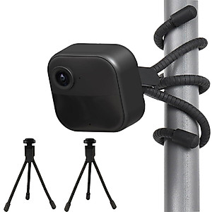 Uogw 2 Pack Flexible Tripod Mount Compatible with Blink Outdoor 4 (4th Gen),Blink Outdoor (3rd Gen) XT3,Blink XT2/XT,Blink Mini,Wall Mount Bracket,Attach Your Blink Home Camera Everywhere