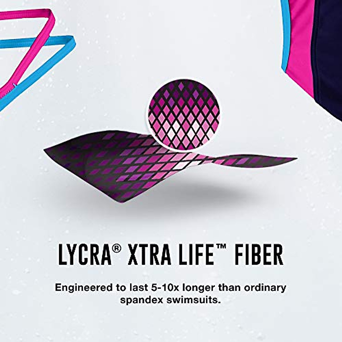 Speedo Girl's Swimsuit One Piece Solid Cross Back Multi Straps Navy, 10