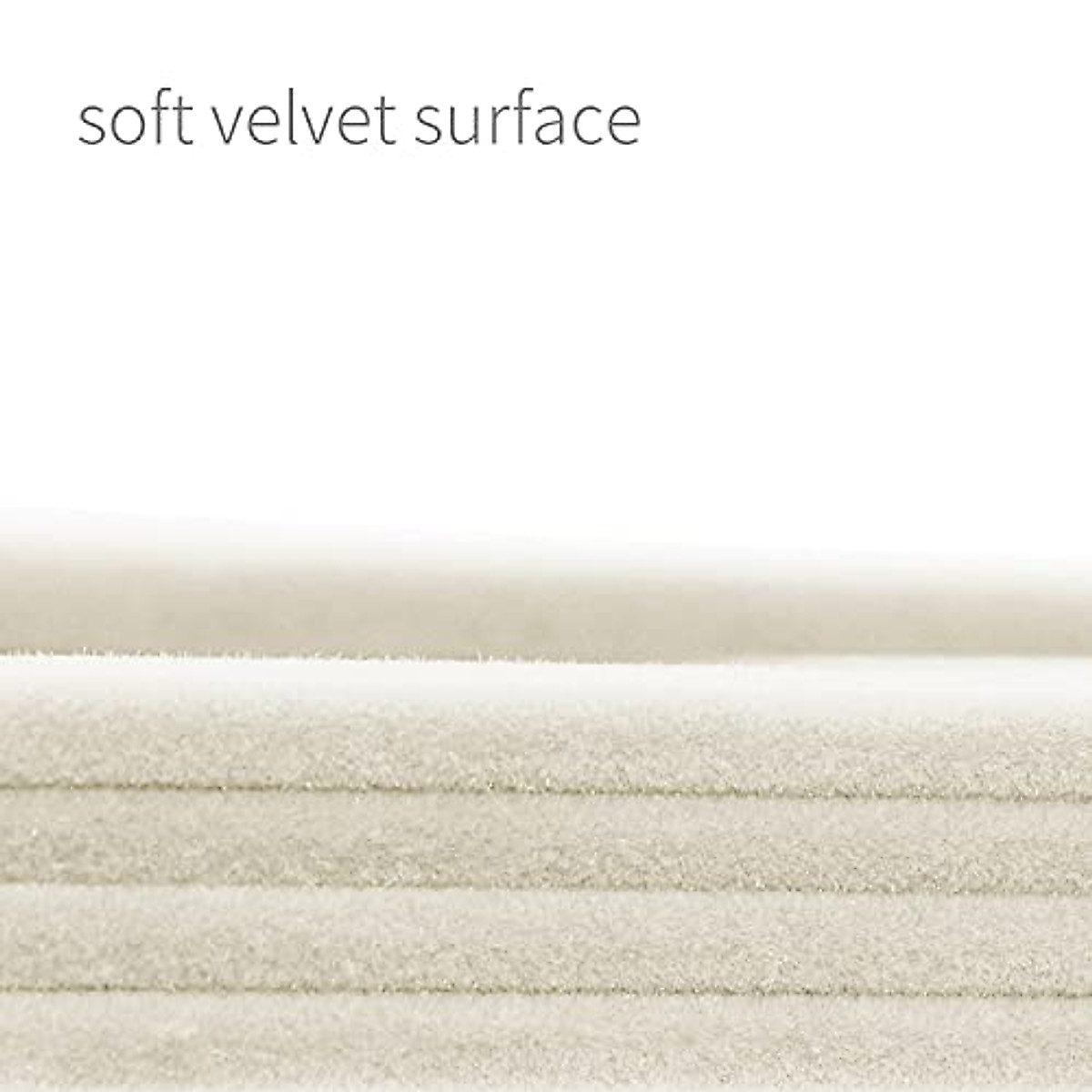 ManGotree Baby Velvet Clothes Hangers, Kids Toddler Children’s Hangers for Clothes Space Saving Non-Slip (30 Pack, Cream)