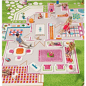 IVI Playhouse Green 3D Play Mat, Non-Toxic, Stain Resistant, Educational Montessori Activity Toys for Kids, Medium, 59" L x 39" W