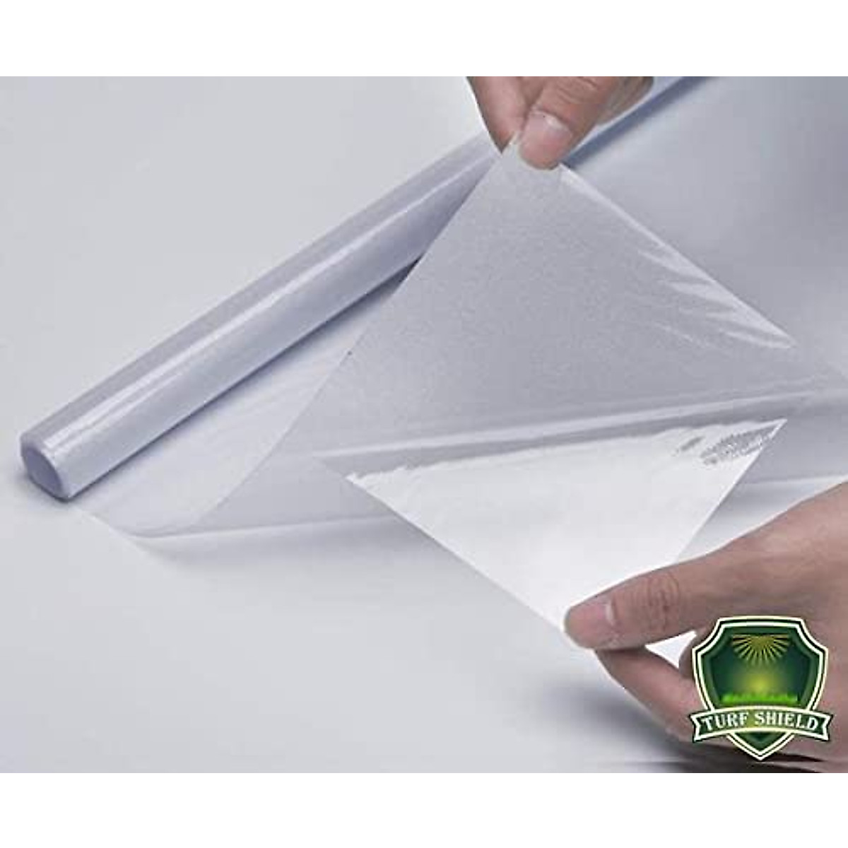 Turf Shield - Vinyl Black Screen, Clear Screen, Opaque Matte Screen Window Film for Artificial Turf, Grass, Patio Furniture, and Vehicle Protection!(54" X 60", Matte Vinyl)