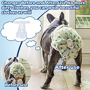 Ladadee Disposable Dog Diaper Liners Booster Pads for Male and Female Dogs, Doggie Diaper Inserts fit Most Types of Dog Diapers - Pet Belly Bands and Male Wraps-L-80PCS