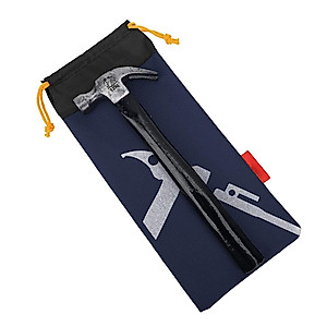 Tent Hammer Bag Outdoor Tent Accessories Storage Bag Pack Tent Pegs Nails Hammer Tool Pouch (Blue)