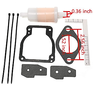 iFJF 18-7750-1 Carburetor Rebuild Kit Replacement for Mercury Mariner Outboard Motor Replaces 1395-8236354