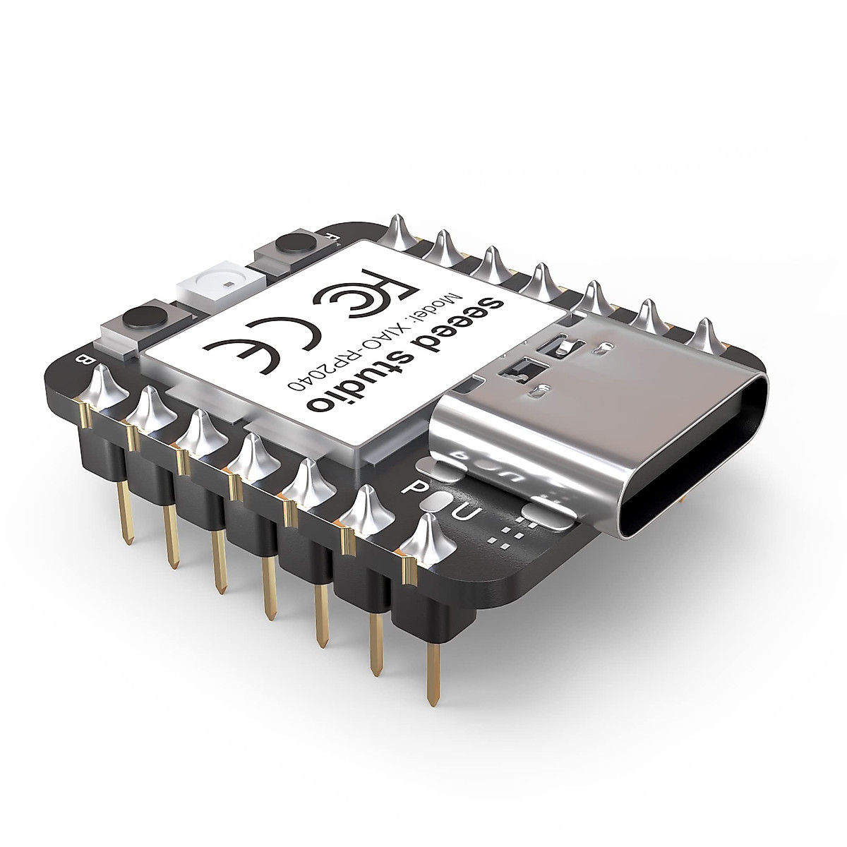 Seeed Studio XIAO RP2040 Pre-Soldered with USB to USB-C Cable - Supports C, Arduino, MicroPython and CircuitPython