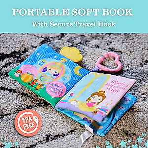 Disney Baby Princess Soft Book for Babies, 5x6x1 Inch