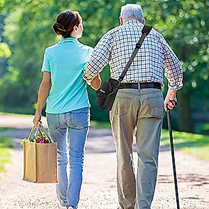 KOSIBATE Water Bottle Carrier Bag - Neoprene Water Bottle Sling Bag with Shoulder Strap, Handle Strap - Ideal Sports Water Bottle Accessory for Hiking Travelling Camping