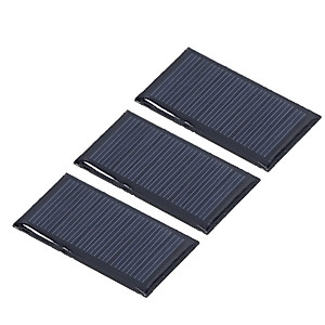 Pokerty9 Small Solar Cells,Solar Panel 300mA 0.15W 5V Weather Resistant Polysilicon for DIY Projects,Pokerty9YKD