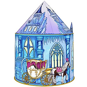 ImpiriLux Ice Castle Princess Play Tent | Unique Pop Up Fort for Imaginative Games & Gift | Foldable Playhouse with Storage Bag