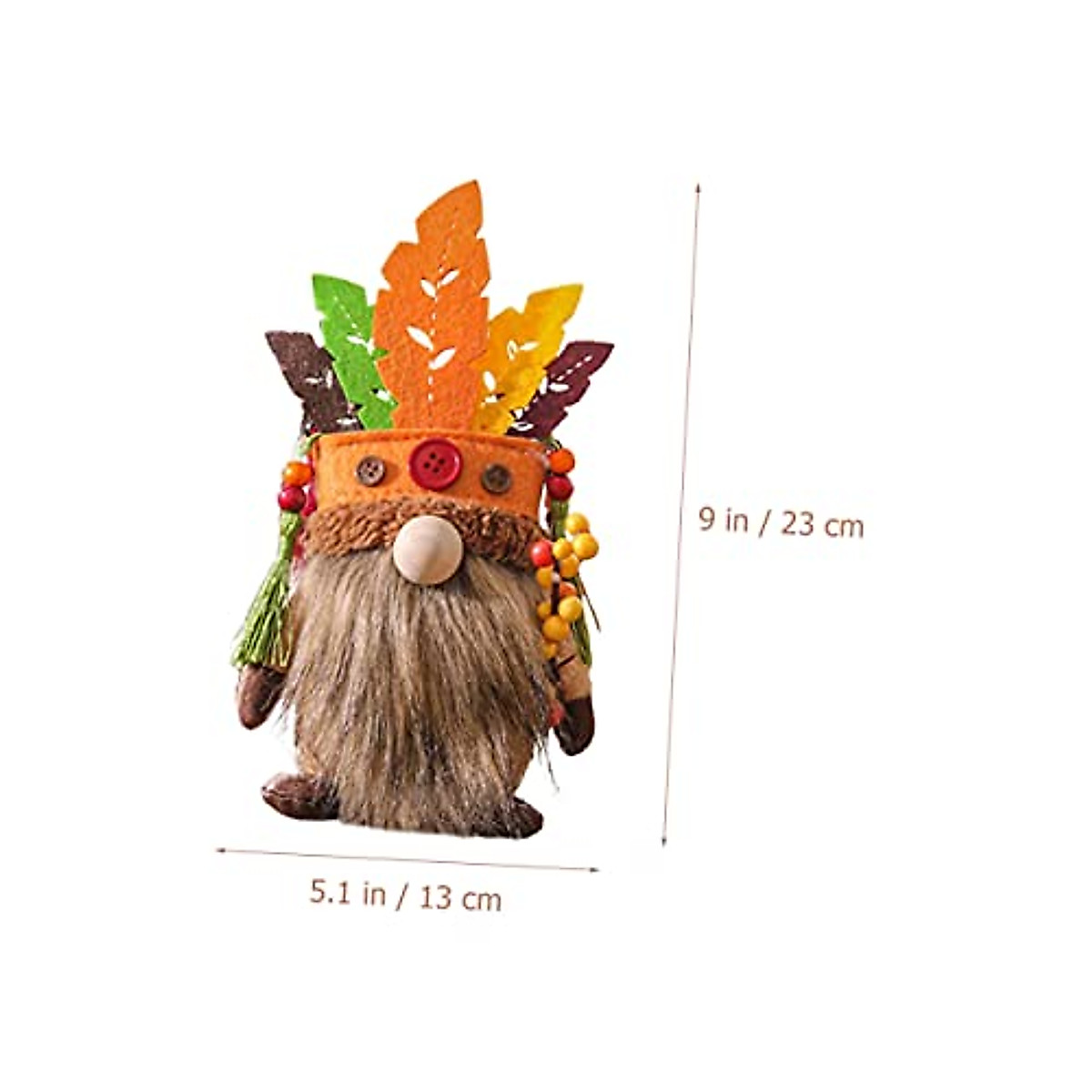 Zerodeko 10 Pcs Dwarf Chief Ornaments Holiday Dwarf Decor Thanksgiving Gnome Harvest Fall Home Dwarf Decor Fall Table Decor Gnomes Figurine Household Foam Elder Low Table