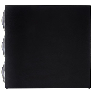 San Jamar Ez-Fit Cup Dispenser Cabinet with 3 Tiers for Restaurants, Dining Halls, and Fast Food, Plastic, 22.375 x 7.75 x 23.75 Inches, Silver