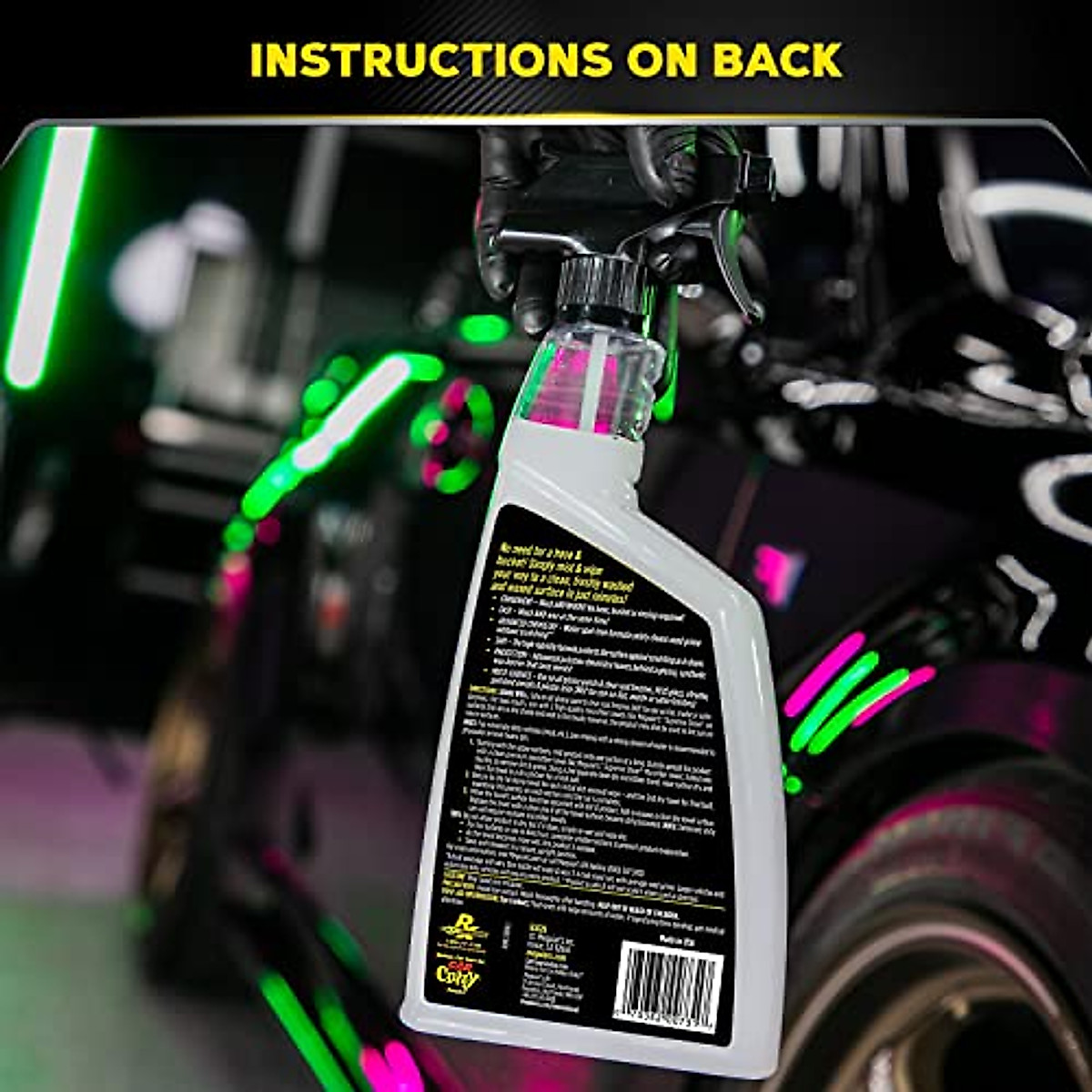 Meguiar's Ultimate Waterless Wash & Wax - Scratch-Free Waterless Car Wash That Makes Car Detailing Quick and Easy - 26 Oz