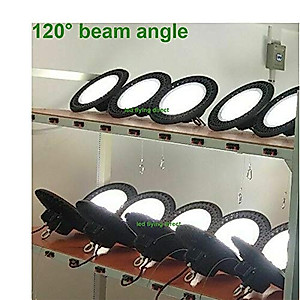 LED Flying Direct 480V LED UFO Hig Bay Light 240W, 1000W MH/HPS Equivalent, 36000LM, 5000K 200-480V Input Voltage, Open Hook, 1-10V Dimmable DLC Premium ETL Approved