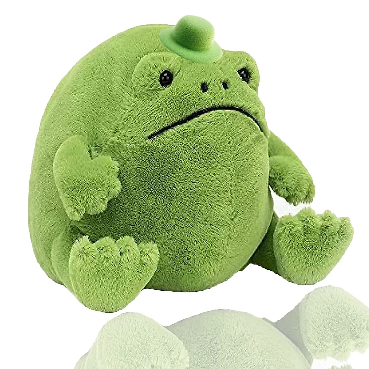 ZOKOL 2023 New Ricky Rain Frog Plush Stuffed Toy, 8 inch Soft Frog Gift Doll for Kids
