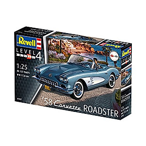 Revell Germany 07037 58 Corvette Roadster Model Kit Model Building Kit