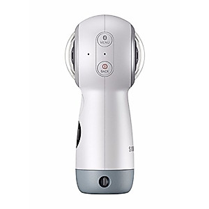 Samsung Gear 360 SM-R210 (2017 Edition) Spherical Cam 360 degree 4K Camera (International Version) (Renewed)