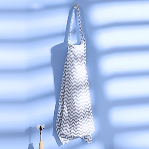 Nursing Cover, Breastfeeding Cover with Matching Pouch, Baby Car Seat Cover, Car Seat Canopy, Soft Breastfeeding Cotton for Baby with No See Through Cotton for Mother Nursing Apron for Breastfeeding