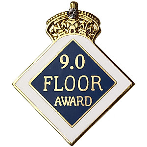 Snowflake Designs 9.0 Floor Gymnastics Pin - #1443