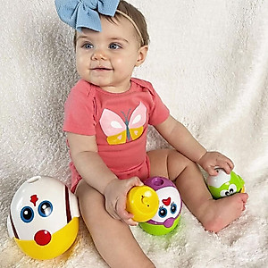 Easter Egg Toys for Toddler, 8 Pcs Nesting & Stacking Chicks Matching Toys for 18 months, 2, 3+ Yr Old, Plastic Eggs Fillable, Easter Basket Stuffers, Gift for Girl Boy Easter Party Favor, Easter Hunt