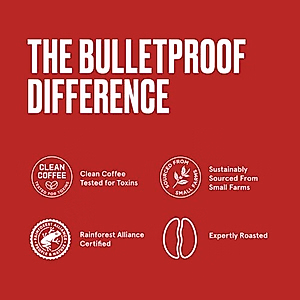 Bulletproof The Mentalist Medium-Dark Roast Ground Coffee, 12 Ounces, 100% Arabica Coffee Sourced from Guatemala, Colombia & El Salvador