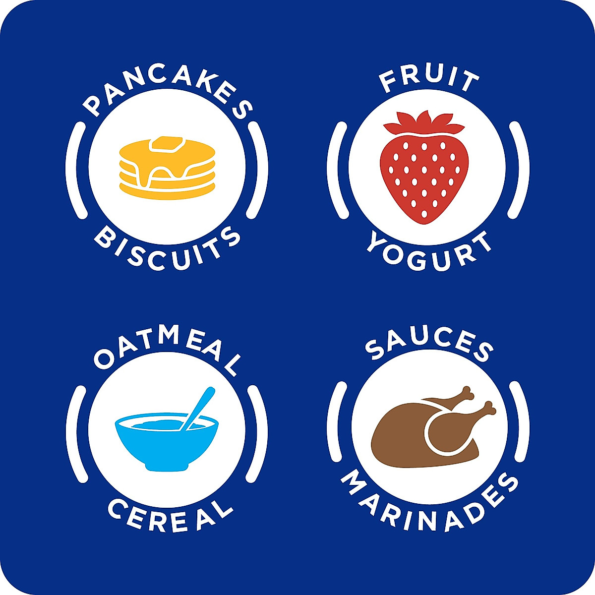 Splenda Multi-Use Syrup, Zero Calorie, Sugar Free Substitute for Maple Syrup, Honey, Agave and Brown Sugar, Allulose Liquid Sweetener, 8oz Bottle