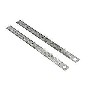 SE 6” Double-Sided Rulers in Both SAE/Metric (2-Pack) - 9266SRP