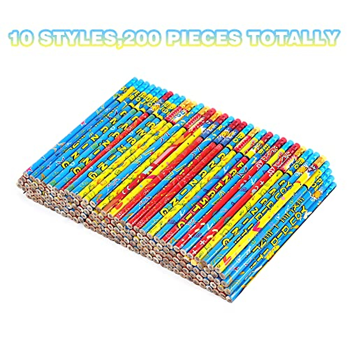 Kolewo4ever 200 Pieces Inspiring Pencils Motivational Encouragement Pencils Positive Pencils for Teachers Classrooms Reward Birthday Party Kids Gifts Supplie School,Learning Activities (200)