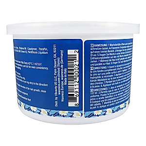 Wax Necessities Waxness Azulene Stripless Hard Wax Tin 14 Ounces