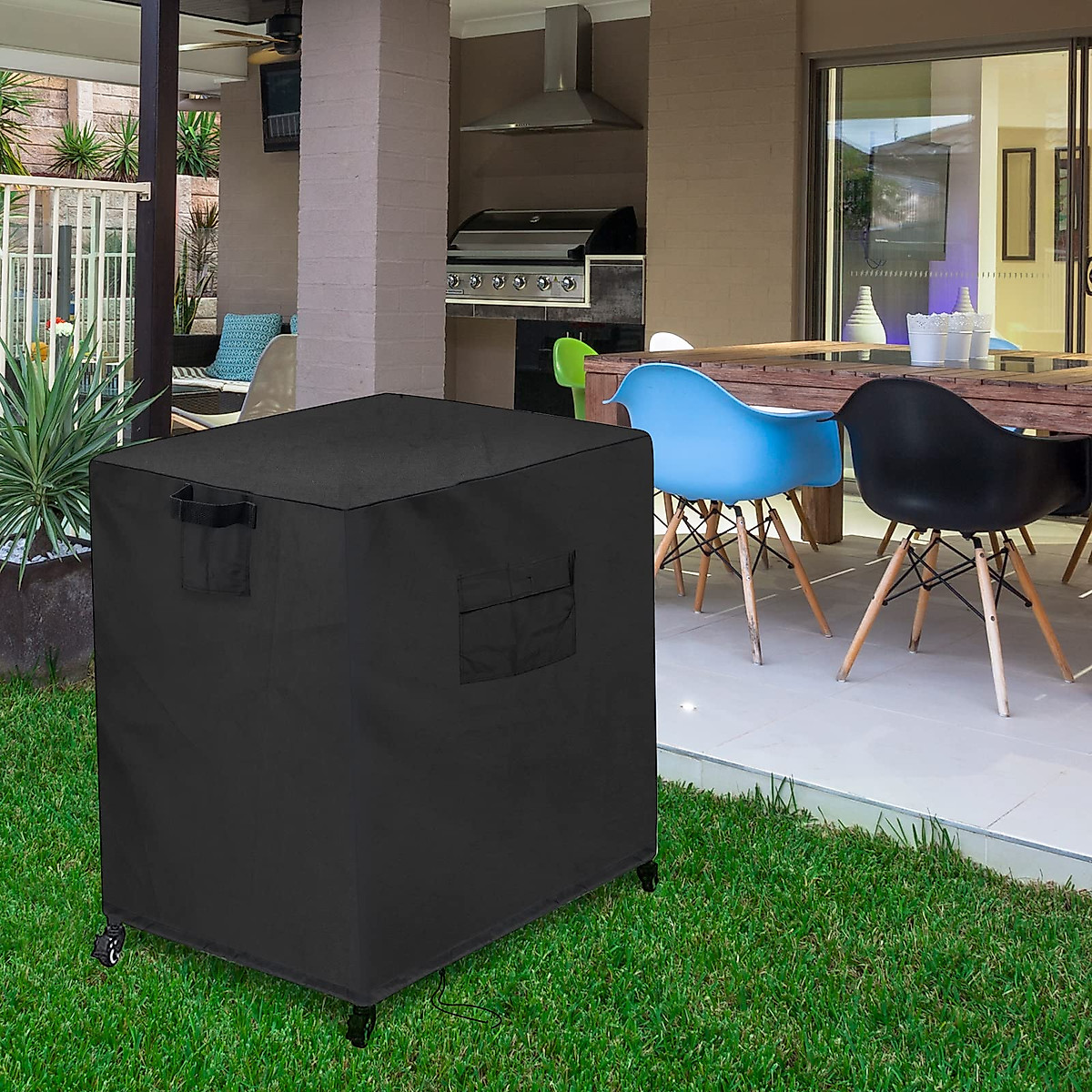 Outdoor Table Cover for Ooni Large Table, Catcan 36 x 32 x 32inch Waterproof Outdoor Prep Table Cover Pizza Oven Stand Cover