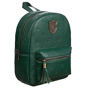 Bioworld Slytherin Hogwarts House Harry Potter Faux Leather Mini Backpack