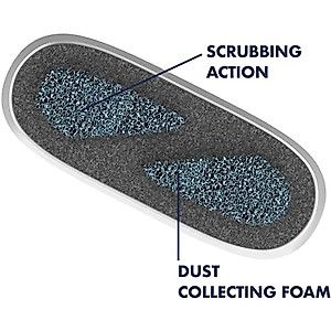 Quartet White Board Dry Erase Board Eraser, 6" x 2-3/8", Premium Max Clean for Dry Erase Markers, Includes Magnetic Caddy Holder, Home School Supplies & Home Office Accessories, Silver (DFEB5)