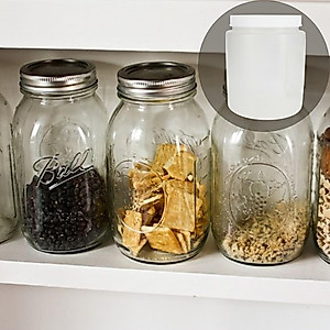 BFL Large Plastic Canisters with Twist-On Lids, 2Qt Storage of Dry Goods Snacks Chips Pet Food Liquid Arts Crafts Supply Garage or Workshop Organizing Household Items Transportation of Goods Pack of 6