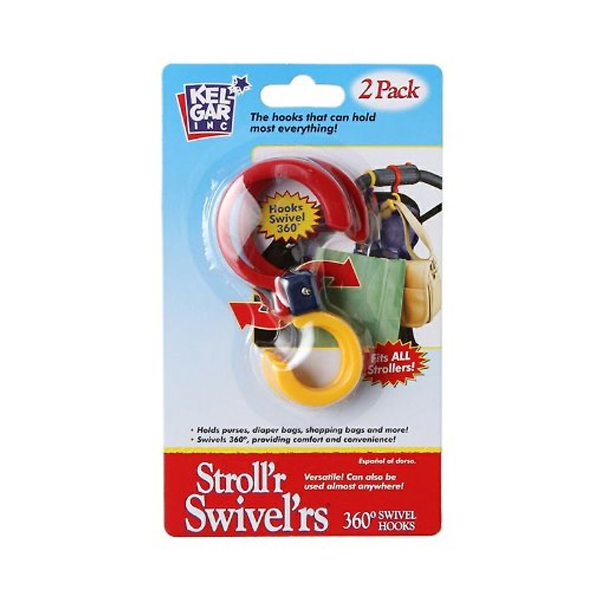 Kelgar Stroll'r Swivel'rs Stroller Hooks Hangers