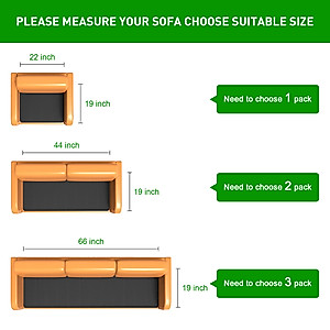 sevkumz Couch Supports for Sagging Cushions, 44" x 18" Sofa Cushion Support Board for Sagging Seat, Under Couch Cushions Support Boards, Couch Cushion Support for Sagging Seat, Couch Support Slats
