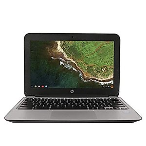 HP CHROMEBOOK 11 G4 11.6 Inch Laptop, CELERON N2840 2.16GHz, 2GB DDR3L, 16GB eMMC SSD, WiFi, BT, USB 3.0, HDMI, Chrome OS(Renewed)