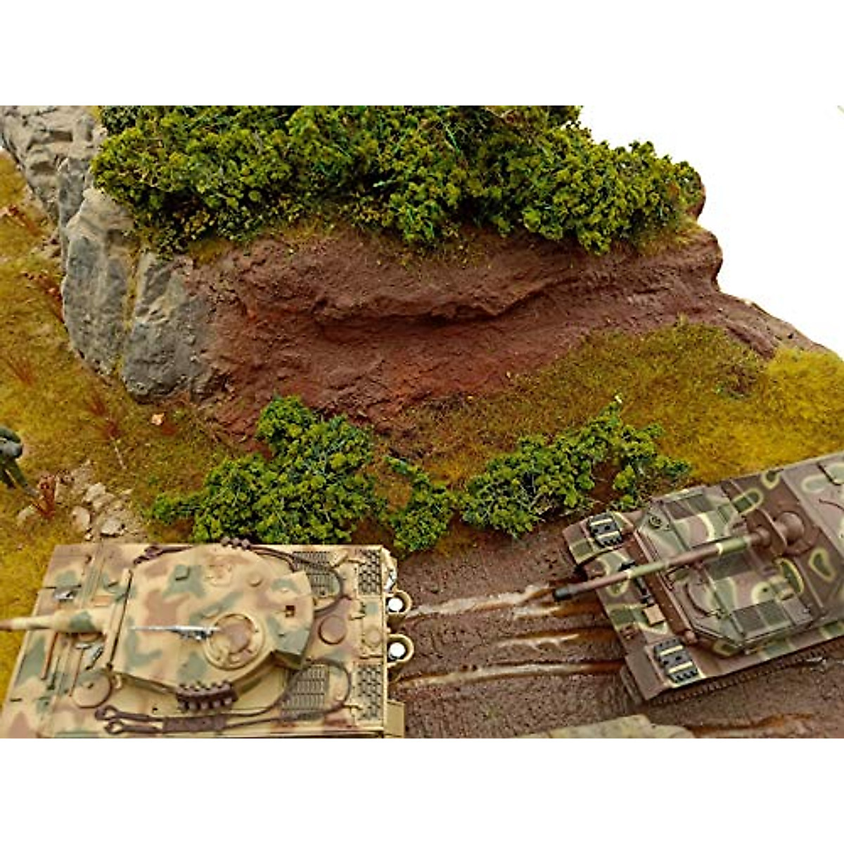 DIY Miniature Shrubs Bushes Foliage Terrain Model Kit Sand Table Simulation Landscape War Gaming Terrain Decoration Railroad Scenery War Gaming Scenery