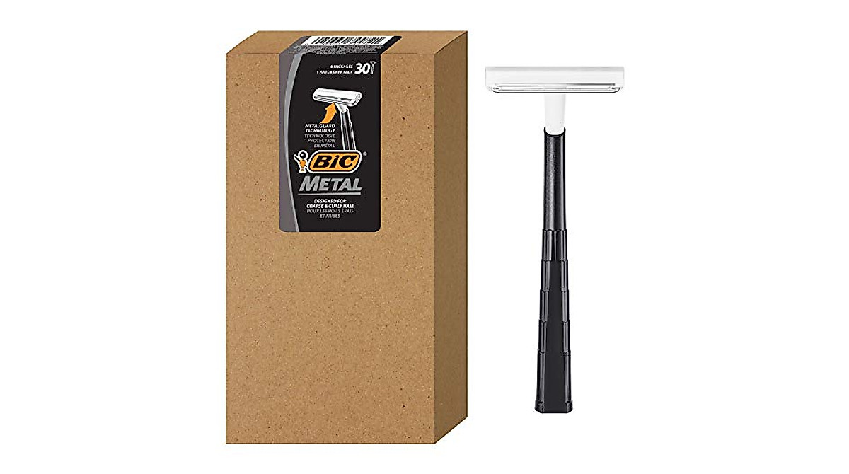 BIC Metal Single Blade Men's Disposable Razors - 30 Pack