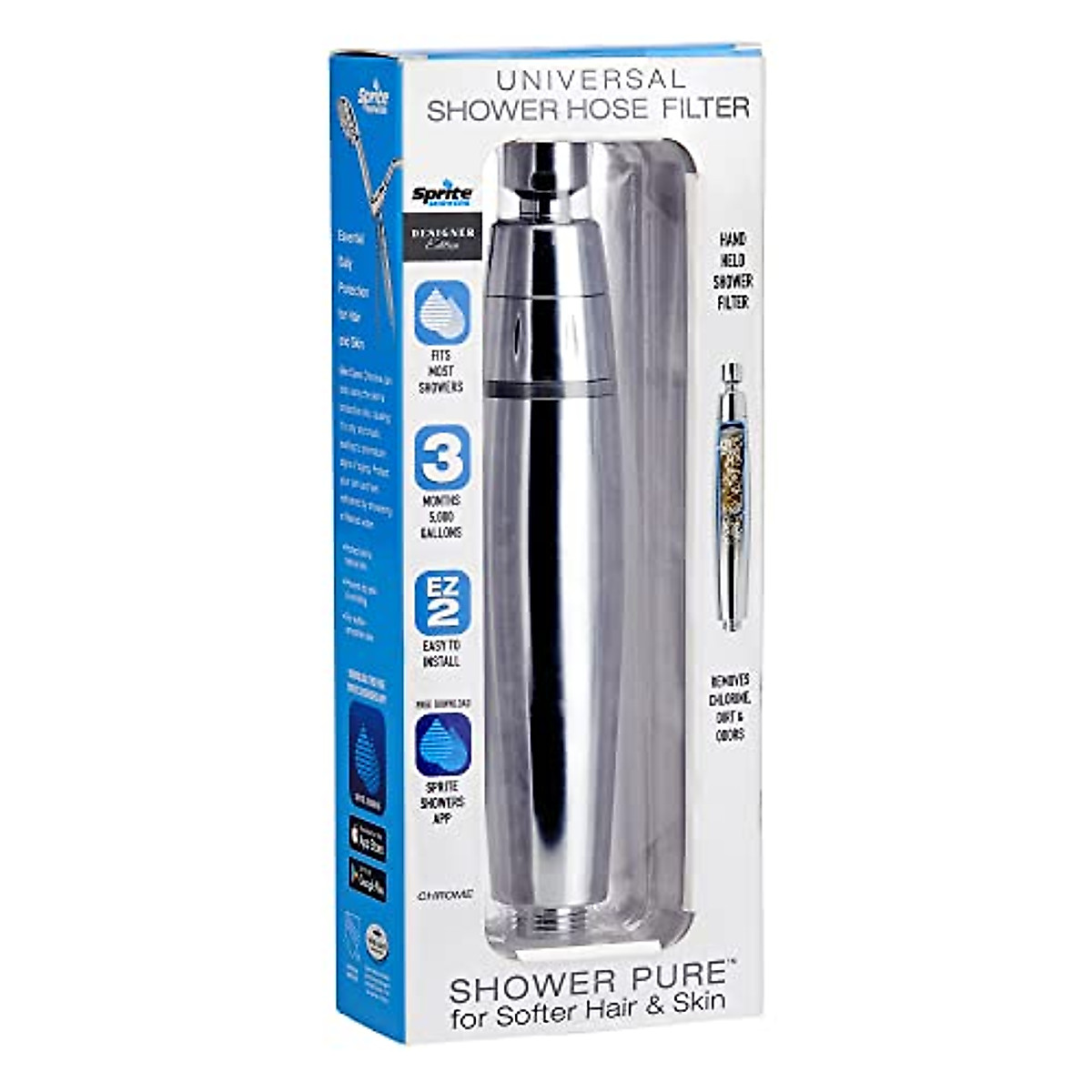 Sprite Showers HF2-GD 2 Shower Hose Filter, Gold