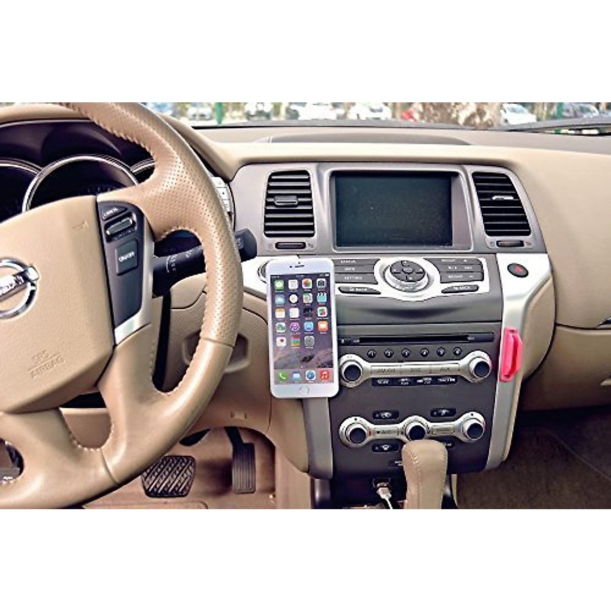 Magnetic Cell Phone Holder By EasyHold - For All Phone Sizes, Apple Or Android - Easy Install On Any Surface Including Desk, Wall, Or Car Dashboard