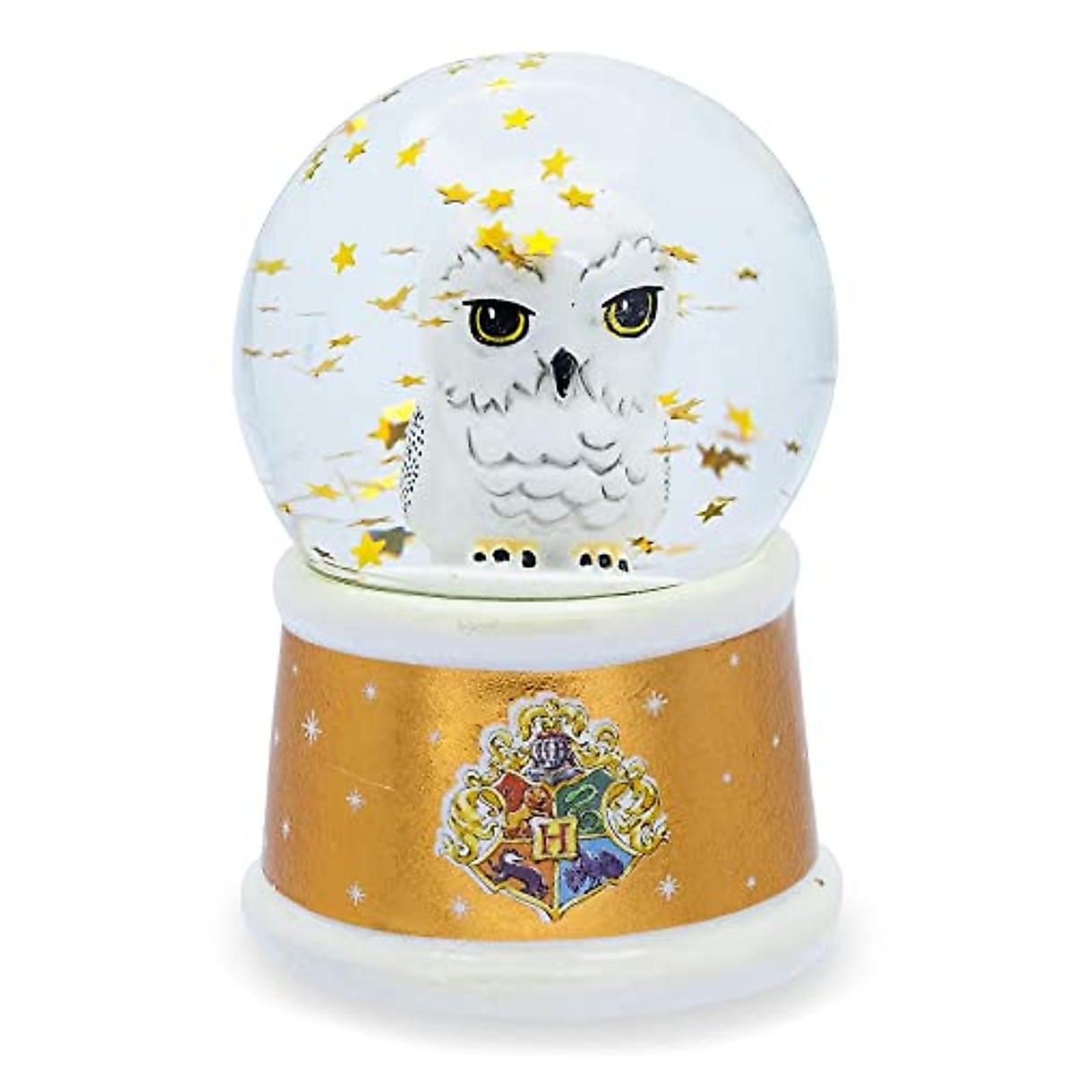 Harry Potter Hedwig Owl Light-Up Mini Adult Snow Globe with Swirling Glitter Display