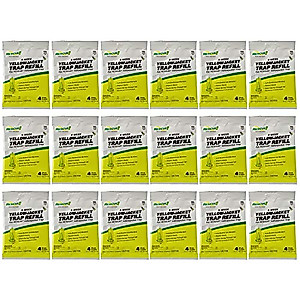 RESCUE! Yellowjacket Attractant – for RESCUE! Reusable Yellowjacket Traps – 4 Week Supply - 18 Pack