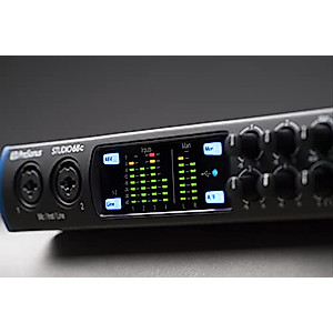PreSonus Studio 68c 6x6, 192 kHz, USB Audio Interface with Studio One Artist and Ableton Live Lite DAW Recording Software