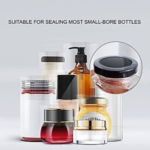 Shrink Wrap Bands for Jars Seals Heat Shrink Bands Cap Seal for Jars Mouth Shrink Bag Refillable Shrink Wrap Container-200 Pieces-6.9 x 1.1 Inch-175 x 28mm