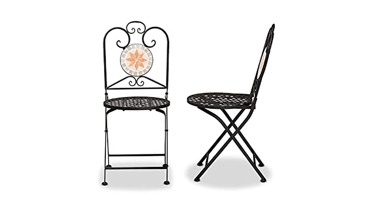 Baxton Studio Santina Outdoor Dining Chairs - Stylish & Foldable