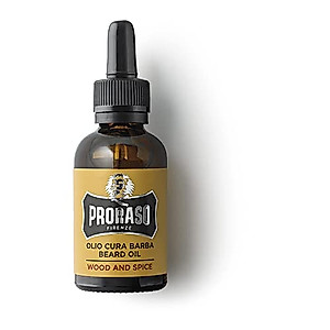 Proraso Beard Oil for Men to Tame, Smooth and Condition Beard Hair - Wood & Spice, 1 Fl Oz (Pack of 1)