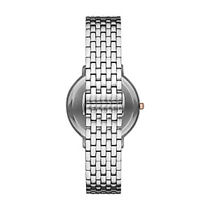 Emporio Armani Women's Silver Stainless Steel Bracelet Watch and Jewelry Gift Set (Model: AR80023)