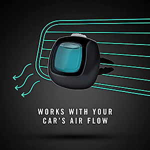 Febreze Unstopables Car Odor-Fighting Car Freshener Vent Clip, Fresh & Paradise Scent, .07 oz. Car Vent Clip, 4 Count