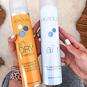 Dry Shampoo, 7 oz - Sunscreen Oil Absorbing Extend Your Style Without Washing –Products for Men, Women, Curly, Frizzy, Fine, Thin Textures by Healium Hair