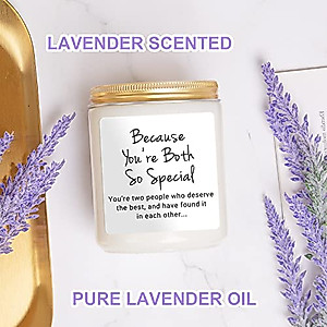 Anniversary Candle Gifts, Funny 40th 50th 60th 70th Anniversary, Valentine's Day, Brithday, Christmas Gifts for Couple Parents Husband Wife - 7oz Lavender Scented Candles