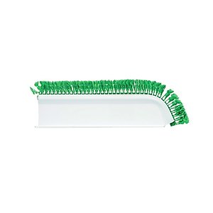 Shelf Divider Angled T-Shape White with Green Parsley- 18" L x 3 1/2 H